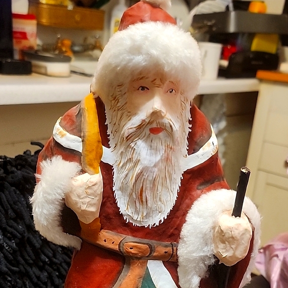 Holiday | Vintage Paper Mache Santa | Poshmark